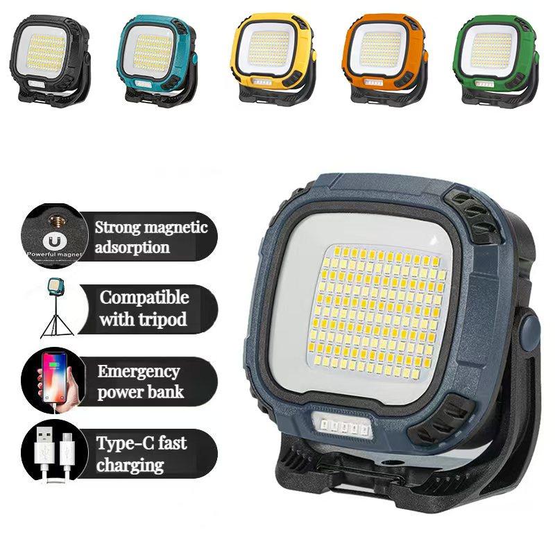 LED Multi-functional Portable Type-C Working Light Emergency - TikTok ...