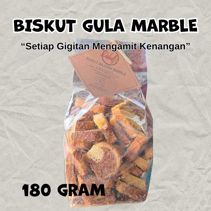 Delima Ain - Biskut Marjerin Marble - Gula Putih - TikTok Shop Malaysia
