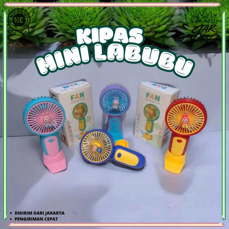 JM Kipas Angin Mini Labubu Genggam Cute / Kipas Lipat Portable - Shop ...