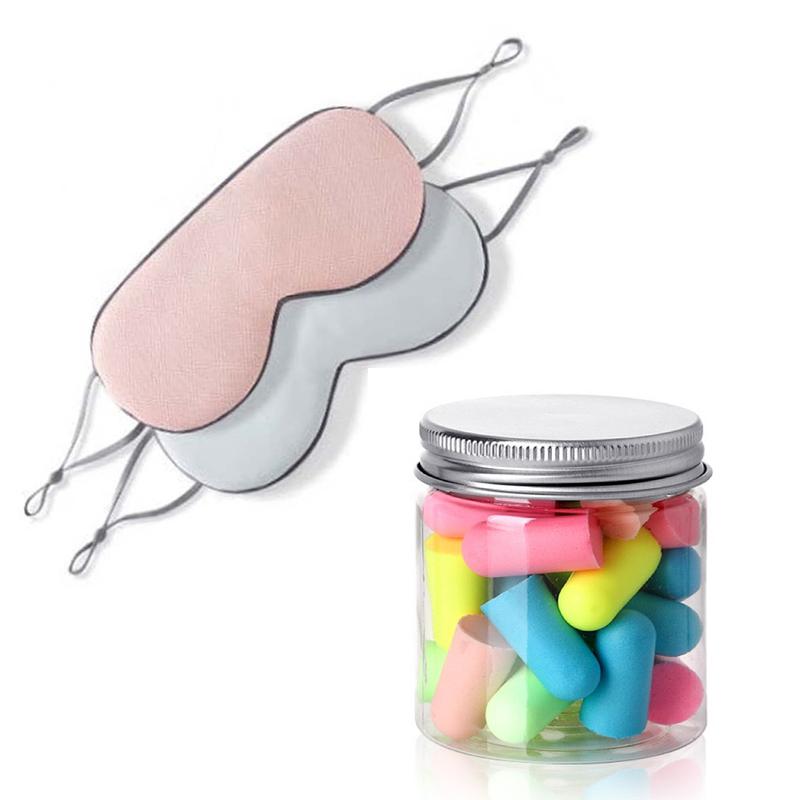 Sleep goggles with adjustable travel light blocking and breathable ...