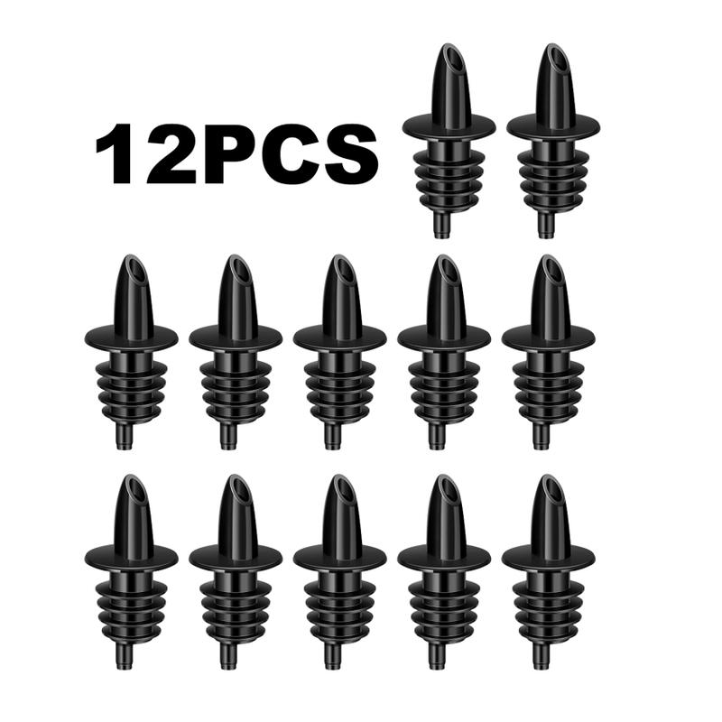 12pcs Bottle Pourers,Syrup Pourer Pour Spouts Including Snow Cone Syrup ...