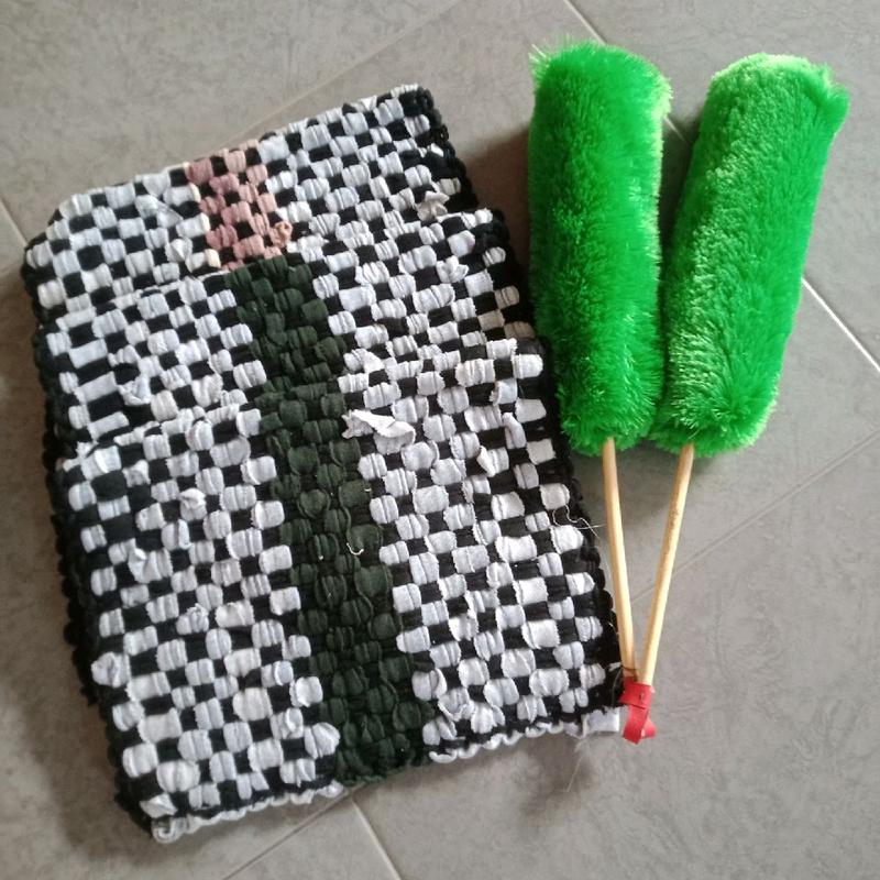 2 kemoceng +3 keset anyaman - Shop | Tokopedia