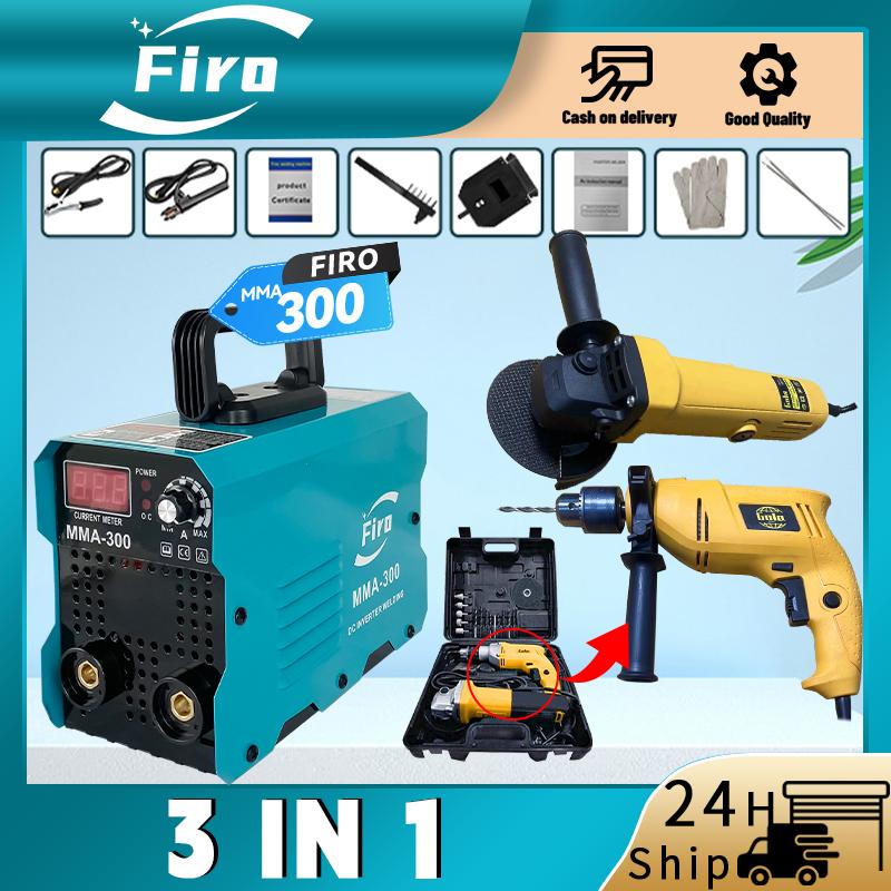 3 IN 1 Set Fior MMA-300 Portable IGBT Inverter Welding Machine - TikTok ...