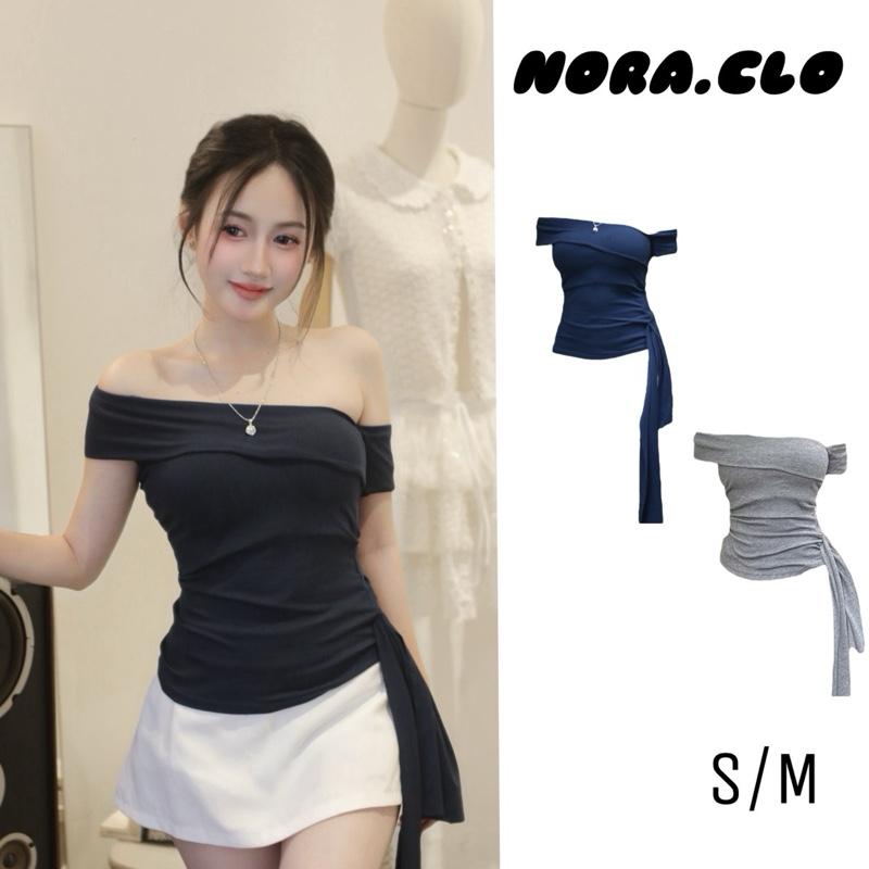 ÁO LỆCH VAI THẮT DÂY TUA RUA VẢI THUN GÂN MỀM CO GIÃN - TikTok Shop Vietnam
