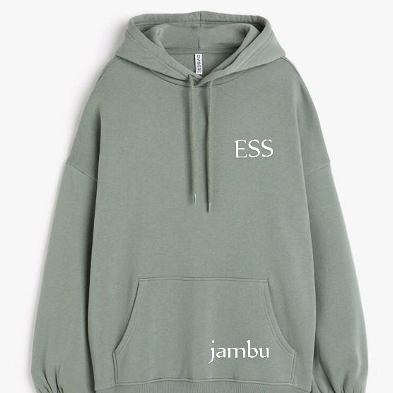 Hoodie ess jaket original distro jambu bahan tebal premium - Shop ...