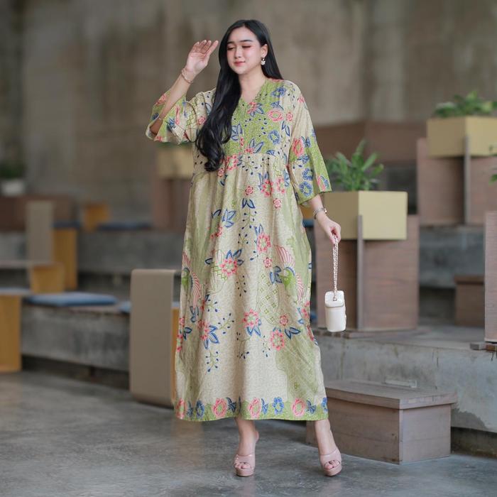 Promo Exclusive NIMAS Dress Premium Rayon Tebal Adem Batik Halus ...