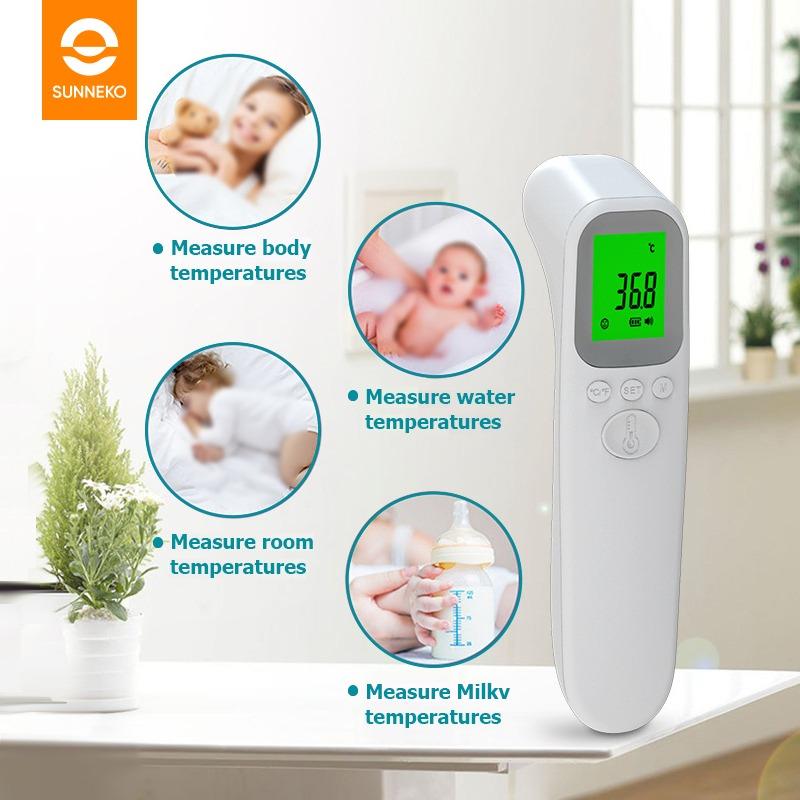 Termometer Bayi Infrared Digital Non-Contact AD802 dengan Layar ...