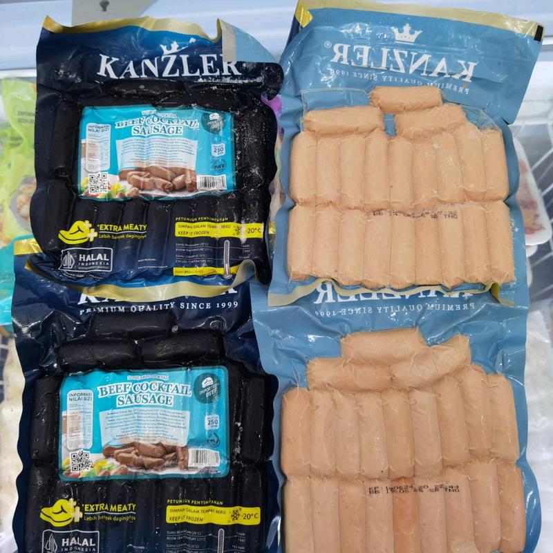 Sosis kanzler cocktail 250g frozen/ kanzler beef cocktail 250g - Shop ...