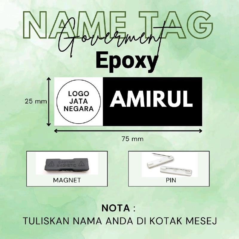 Nametag Jata Negara Terbaru - TikTok Shop Malaysia