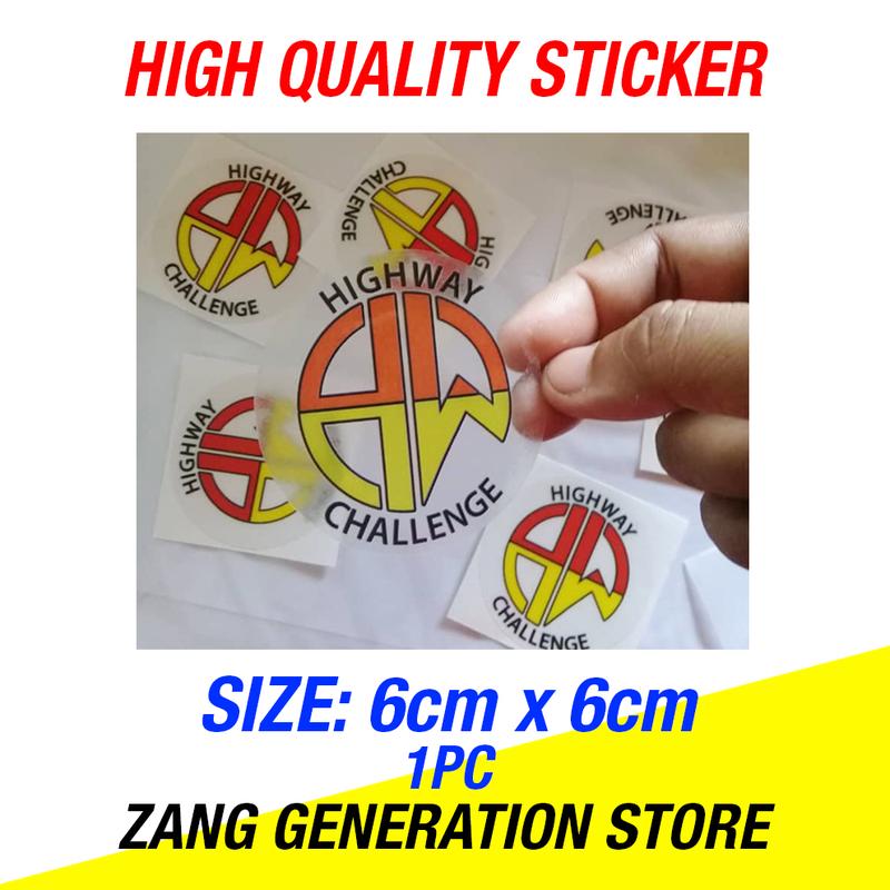 STICKER MOTOR HIGHWAY CHALLENGE FOR YAMAHA HONDA SUZUKI - TikTok Shop ...