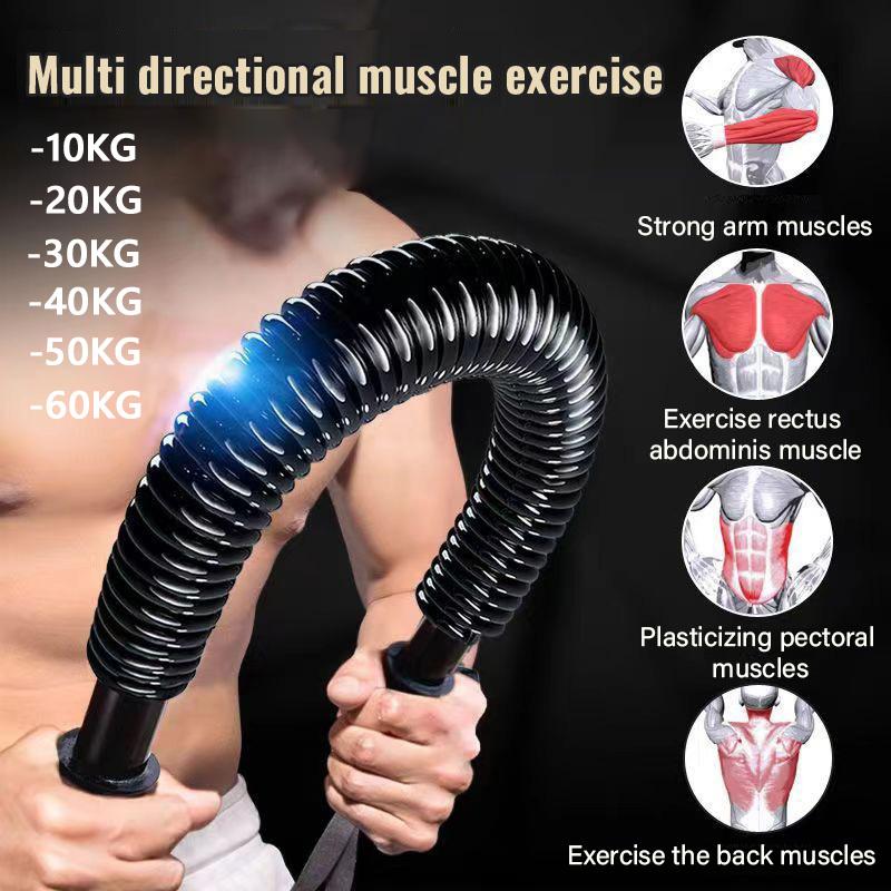 Power Twister Spring Bar Resistance Bar Bend Bar Fitness Equipment Arm ...