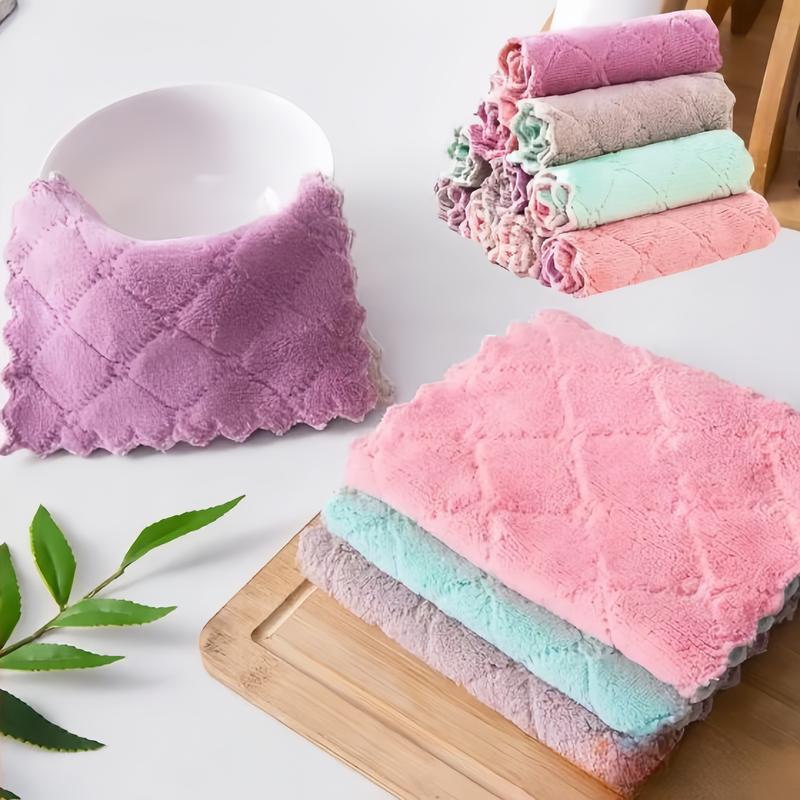 Kain Lap Meja Piring DAPUR KACA Anti Minyak Dish Towel Microfiber Lap ...