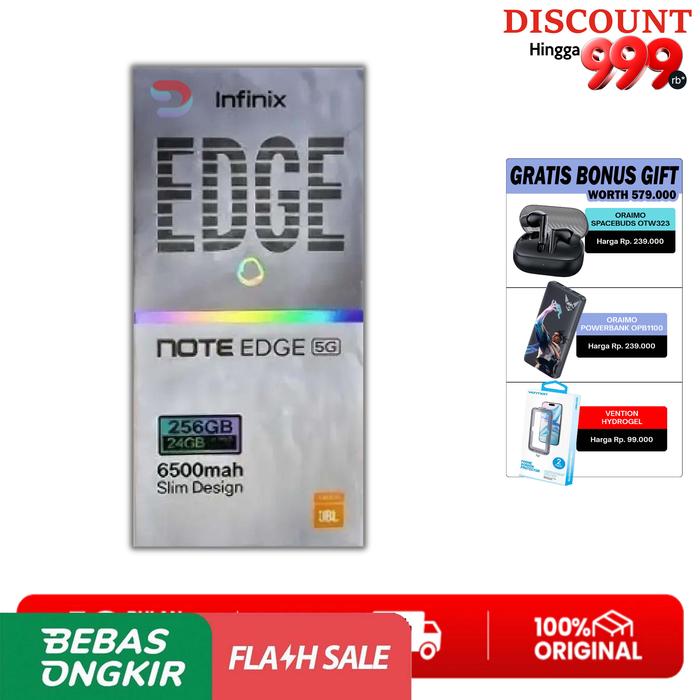 Promo Infinix Note Edge 5G RAM 8GB ROM 128GB 256GB | HP 5G NFC Fast ...