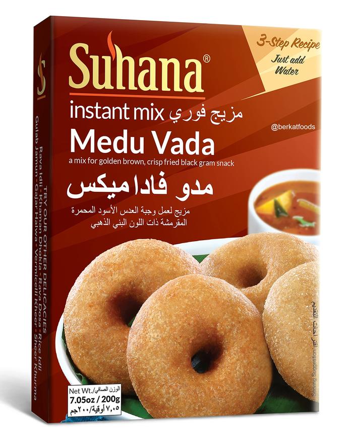 Jual Instant Medu Vada Mix Suhana / Premiks Indian Crisp Gram Snack ...