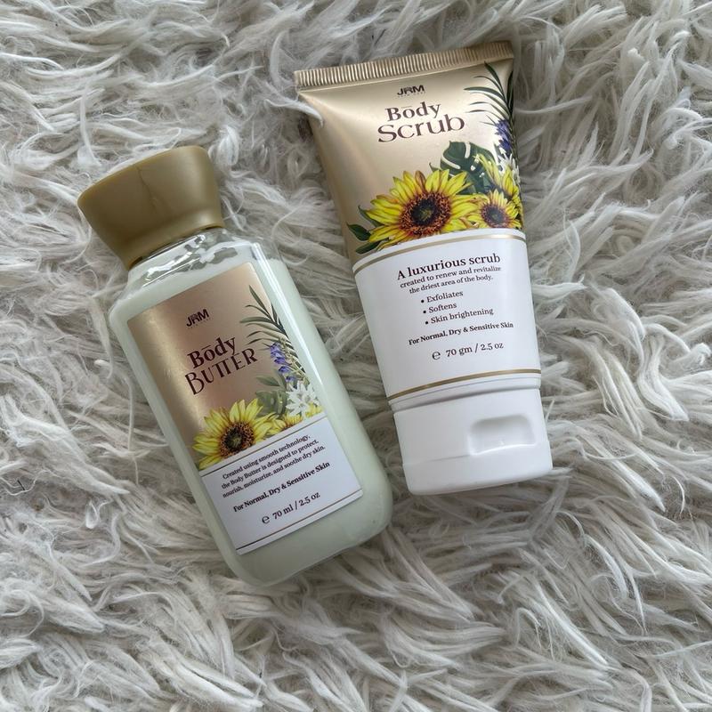 COMBO BODY BUTTER & BODY SCRUB SPA BODY TREAT JRM - TikTok Shop Malaysia