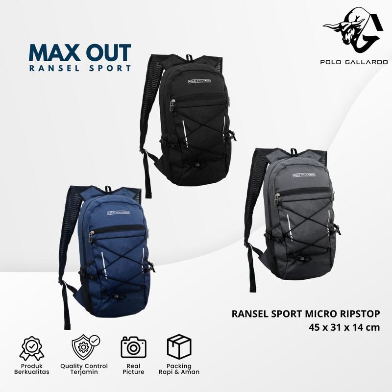 Tas Ransel Olahraga Polo Gallardo BMR01 Backpack Sepatu Pria - Shop | Tokopedia