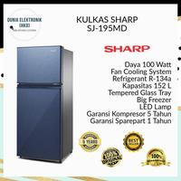 Jual Promoo!!! Kulkas Sharp Sj-195Md Sj 195 Md Lemari Es 2 Pintu Low ...