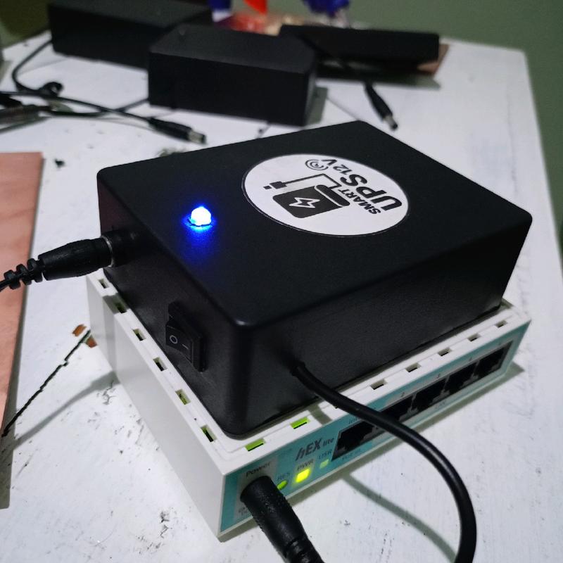 Smart UPS 12volt, 7500mah untuk back up modem mikrotik tahan - Shop ...
