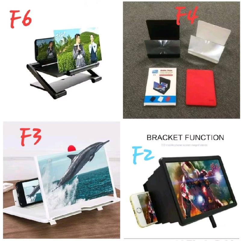 Zoom Kaca Pembesar Proyeksi Layar HP F1 F2 /Smartphone 3D Portable ...