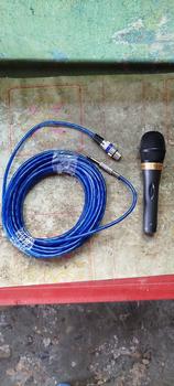 microphone body full besi dengan kabel panjang 10 meter - Shop | Tokopedia
