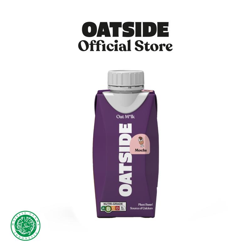 OATSIDE Mocha Coffee Oat Milk 200ml - Creamy, Lactose Free, Chocolatey ...
