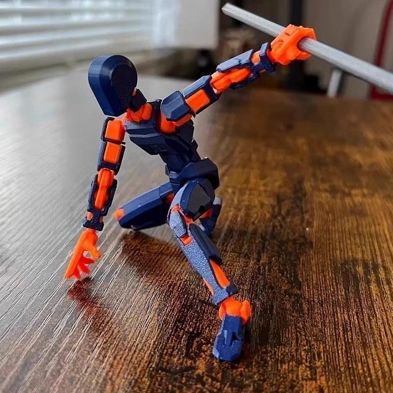 Action Figure Model 13 Boneka 3D Mainan Rakitan Multi Artikulasi ...