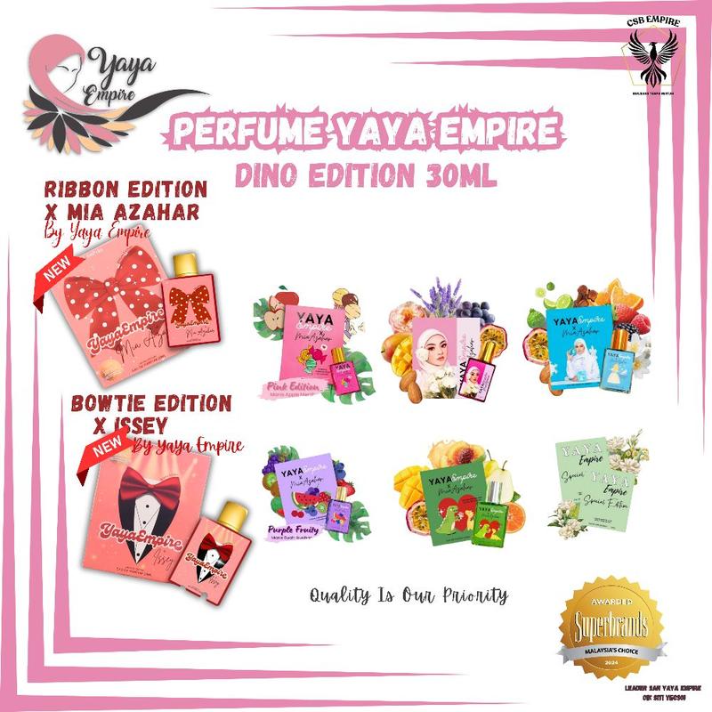 PERFUME YAYA X DINO ORIGINAL 35ml - TikTok Shop Malaysia