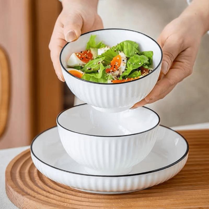 Ceramic Dinnerware Serving Porcelain Stoneware Plate Glazed Seramic ...