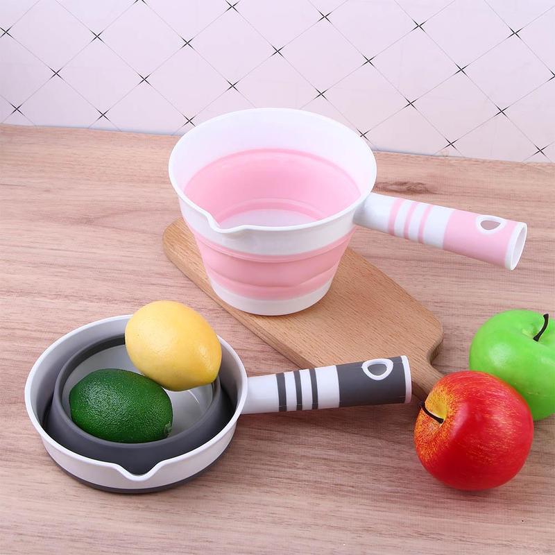 Durable Space Saving Silicone Foldable Dipper Water Scoop Bath - TikTok ...