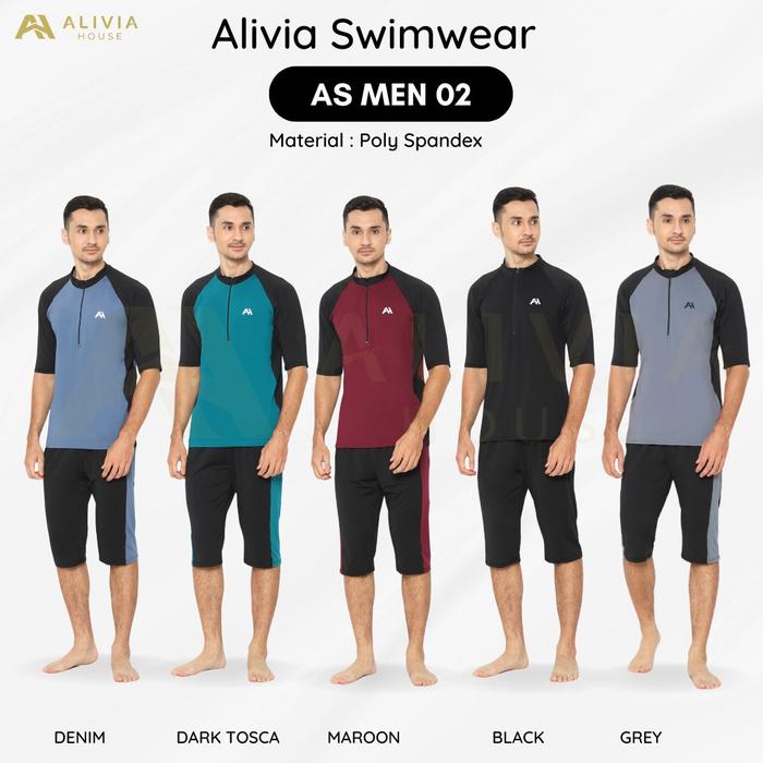 Jual Alivia House - Alivia Swimwear AS MEN 02 - Baju Renang Pria Dewasa ...