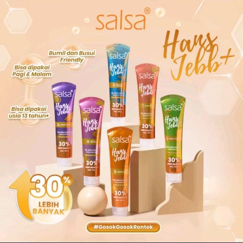 SALSA Hans Jebb+ - Isi Lebih Banyak 30% - Gel Skin Cleanser Eksfoliasi ...