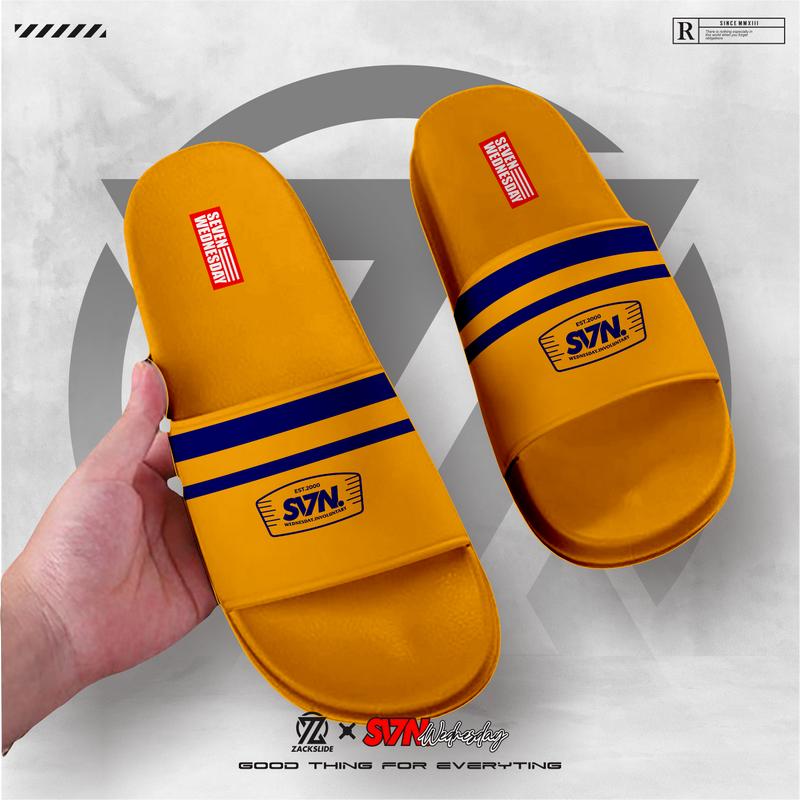 AYNAA STORE Sendal Slop WARNA ORANGE 0227 Size Anak 26-35 Dewasa 36-42 ...
