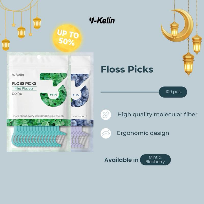 Benang Gigi Floss Picks Y-Kelin Untuk Pembersihan Gusi dan Mencabut ...