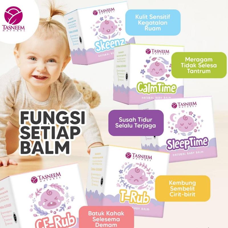 Tasneem Naturel Baby Balm - CalmTime ,Tammy ,NightTime ,CoveFresh ...