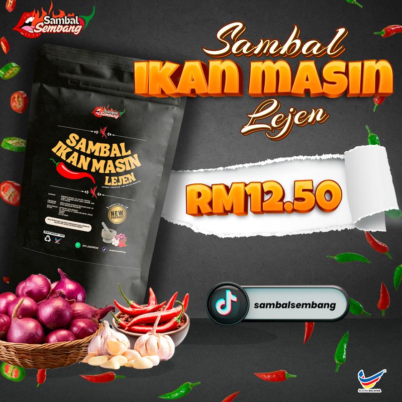 SAMBAL IKAN MASIN LEJEN ORI makanan instant - TikTok Shop Malaysia