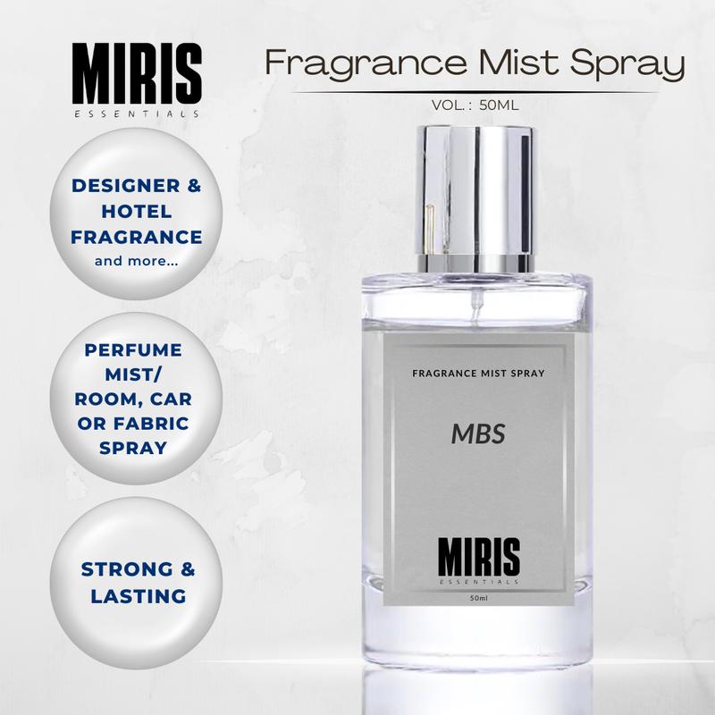 MIRIS ESSENTIALS - 50ml / 100ml Hotel Malls Aroma Fragrance Mist Room ...