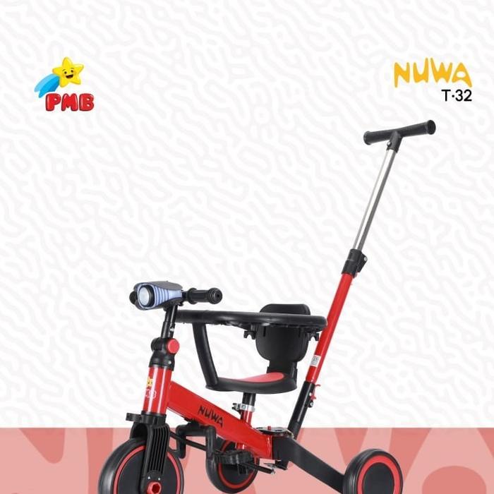 Jual PMB Nuwa T32 Dorongan + Musik Lampu Sepeda Anak Roda Tiga Push ...