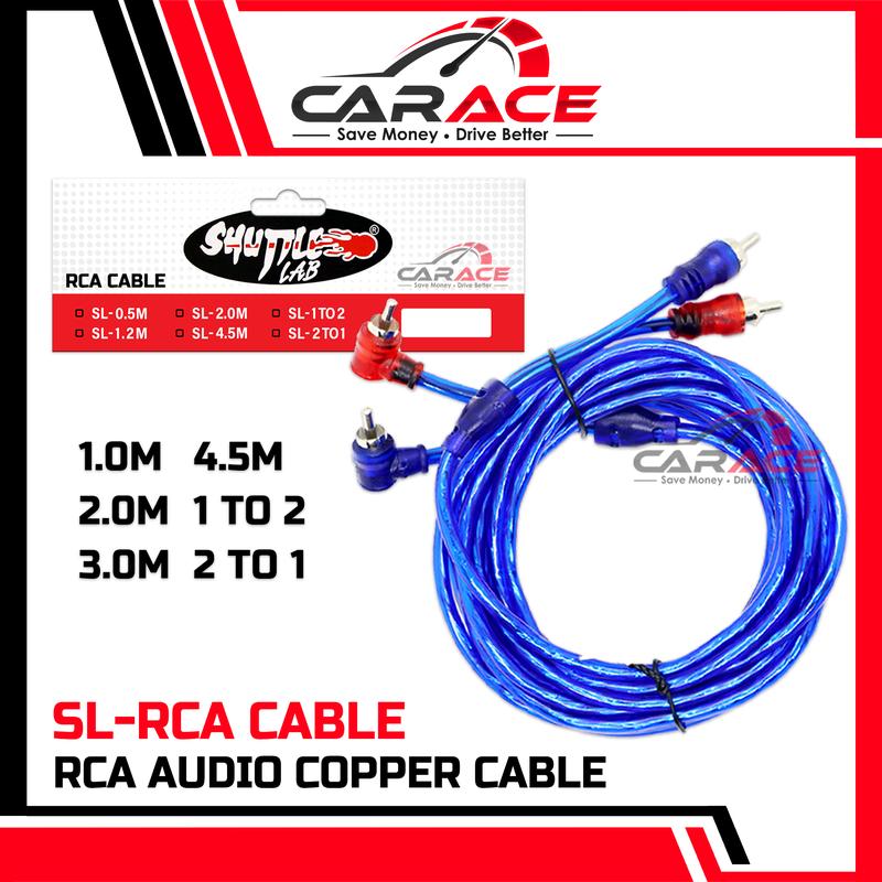 SHUTTLE LAB RCA Audio Copper Cable Car Audio RCA Cable Amplifier ...