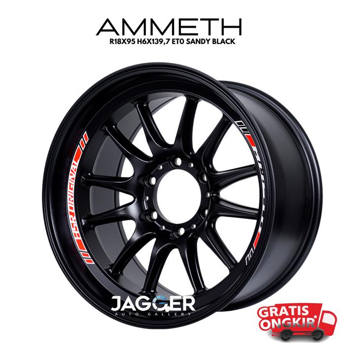 Jual Velg Mobil HSR Ameth R18 H6 Pajero Fortuner Hilux Triton Pelek ...