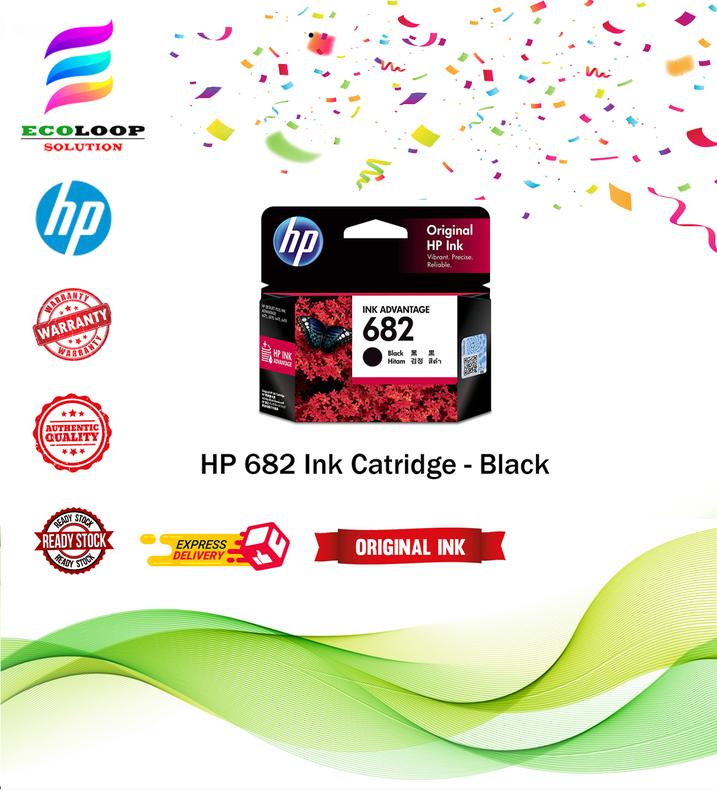 ***Genuine & Original*** HP682 Black Ink/TRI-Color Ink Cartridge ...
