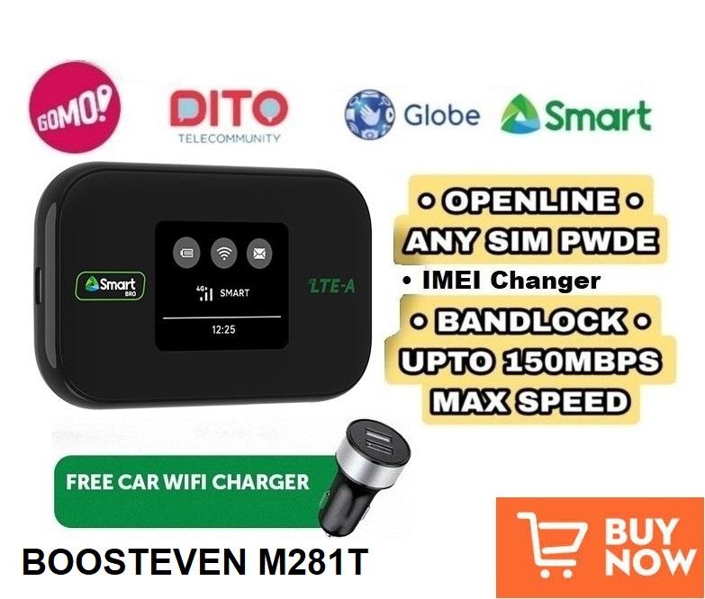 OPENLINE SMART Bro LTE-Advanced Pocket WiFi (BOOSTEVEN M281T - TikTok ...