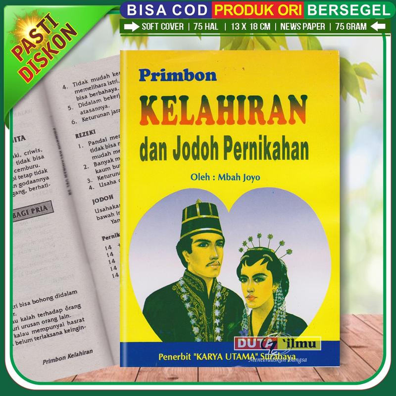 Primbon Kelahiran & Jodoh Pernikahan - Karya Utama - Shop | Tokopedia
