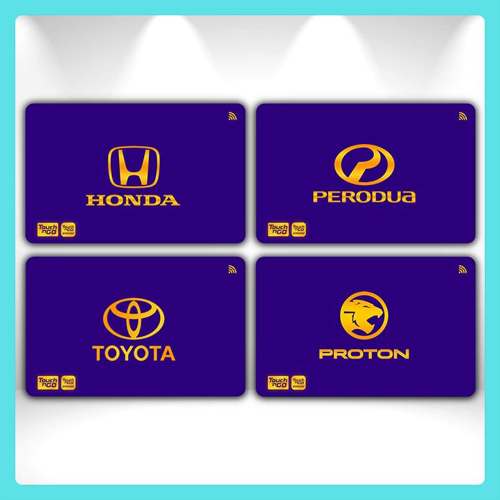 [Pelekat Sahaja*] GOLD EMAS UNGU Purple Car Logo 1 - TNG Sticker ...