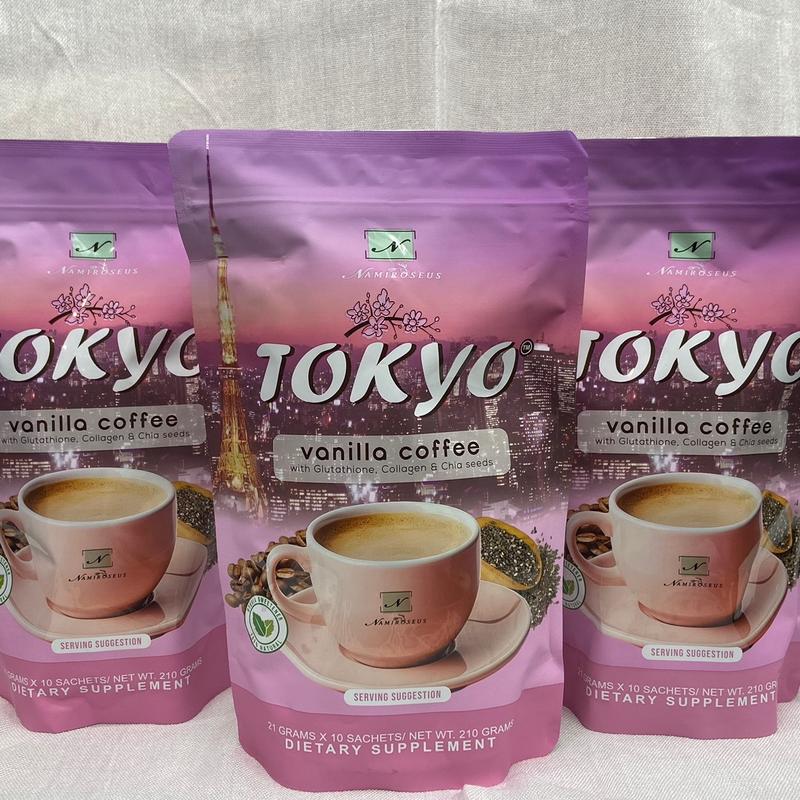 Tokyo Vanilla Coffee with Chia seeds - TikTok Shop Singapore