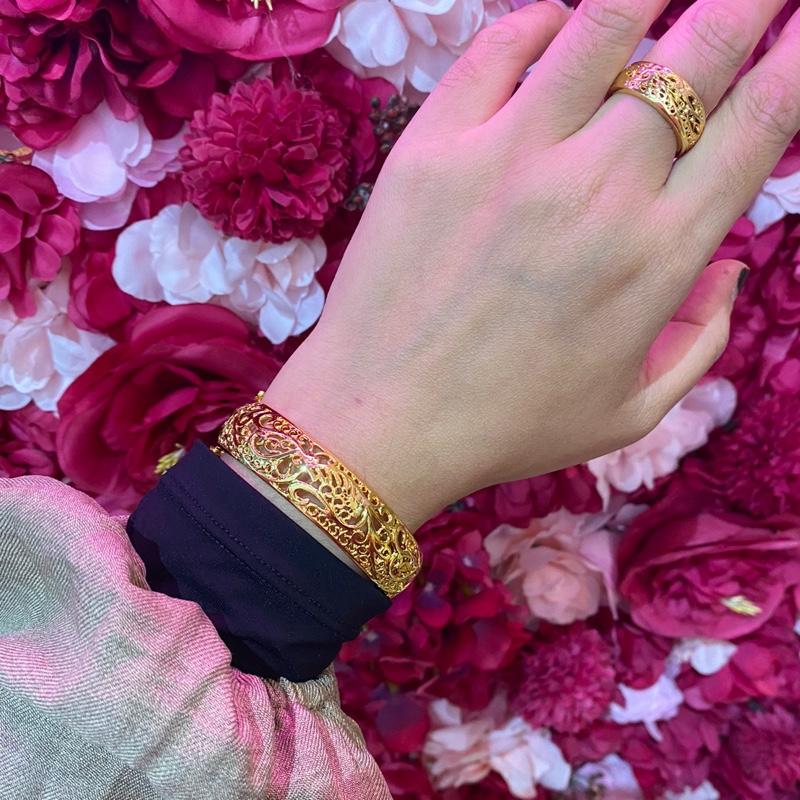 (SUASA) Bangle Jawa & Rings Jawa Gold Plated Bangles - TikTok Shop ...
