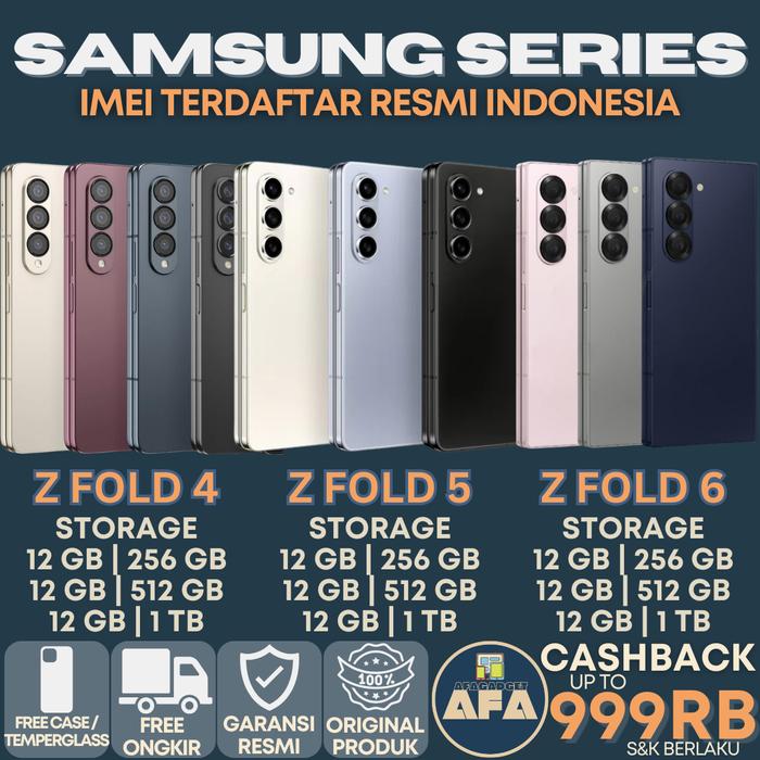Jual Samsung Galaxy Z Fold 6 | 5 | 4 5G 1TB 512GB 256GB Original ...