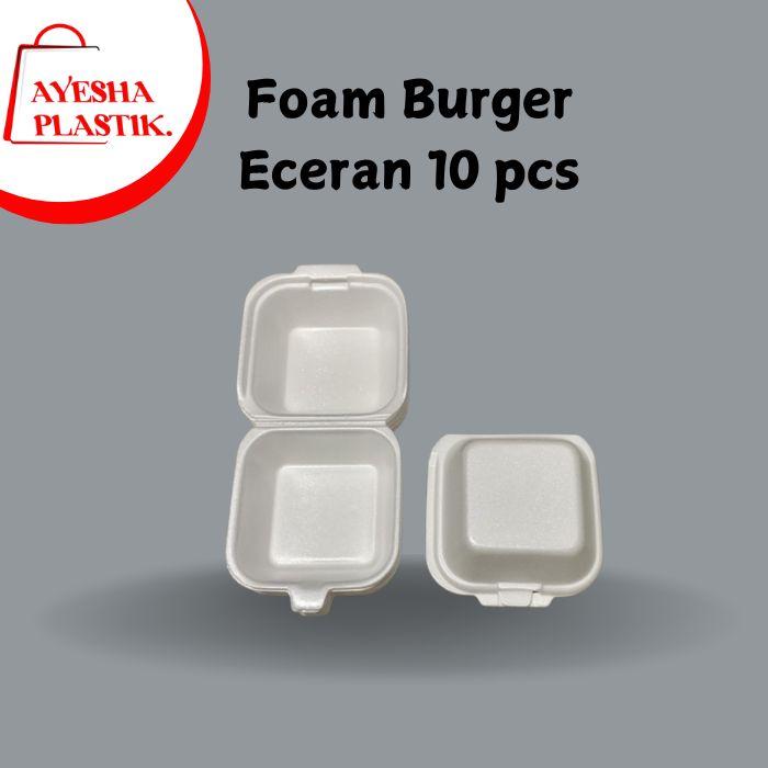 ( 10pcs )sterofoam lunch box KCS H01 Burger seblak Kitchenware - Shop ...