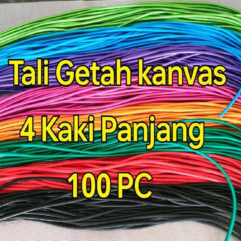 Tali Getah Kanvas Lori 4 kaki 100 Pcs 1 Bundle - TikTok Shop Malaysia