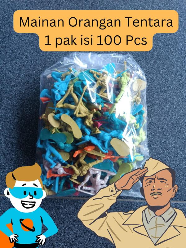 Mainan Orang Orangan Tentara dan Power Ranger 1 Pak 100 Pcs - Shop ...