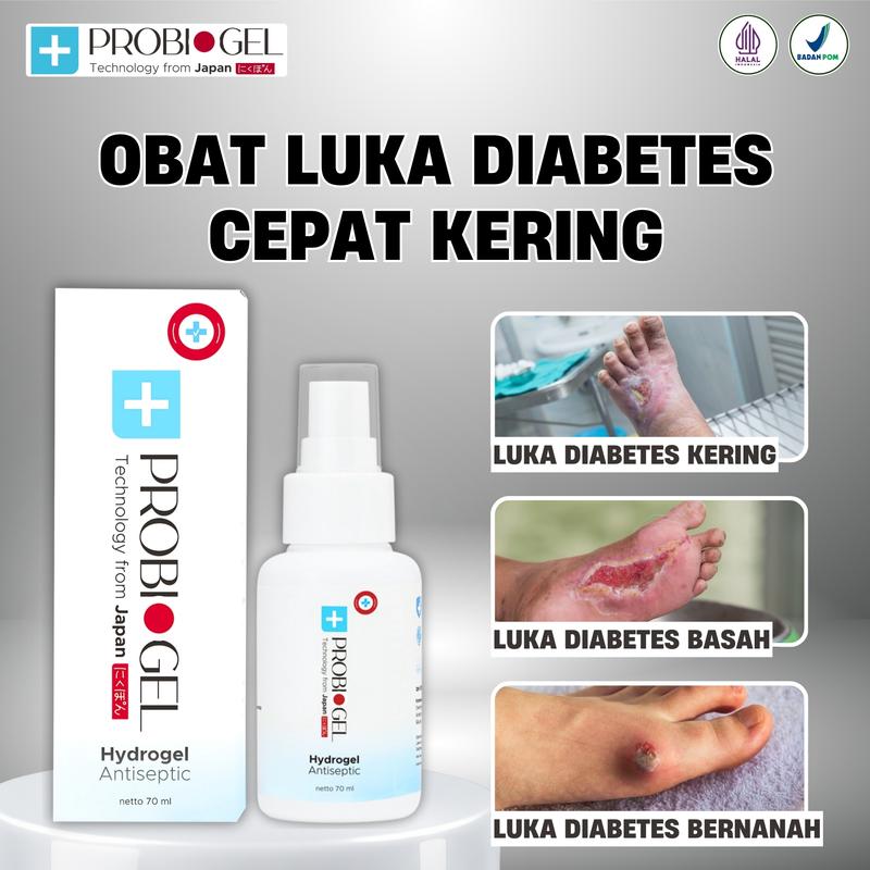 Probiogel Hydrogel Spray Antiseptik Obat Luka Diabetes Basah Diabetes ...